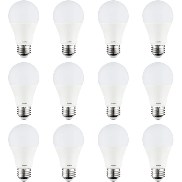 Sunlite 75 Watt Equivalent A19 E26/Medium (Standard) Dimmable LED Bulb ...