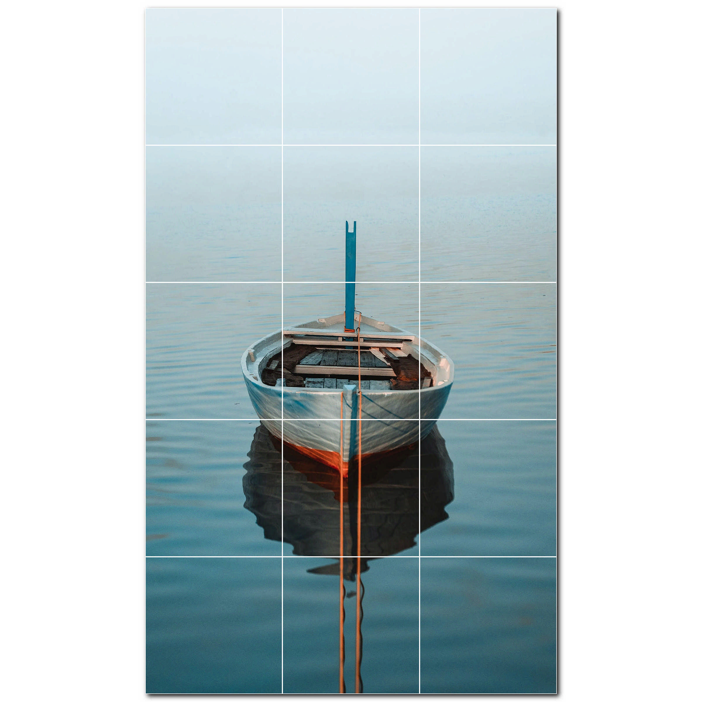 Picture-Tiles.com Boat Photo 4.25'' x 4.25'' Satin Ceramic Decorative ...