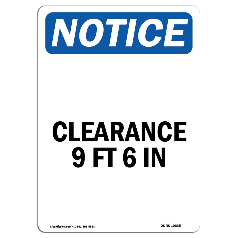 SignMission Clearance 9 Ft 6 in Sign | Wayfair