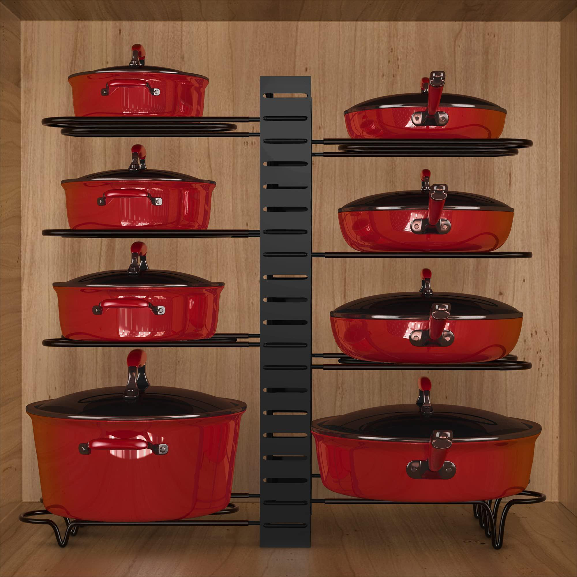 Prep & Savour Metal Rectangle Freestanding Pot Rack | Wayfair