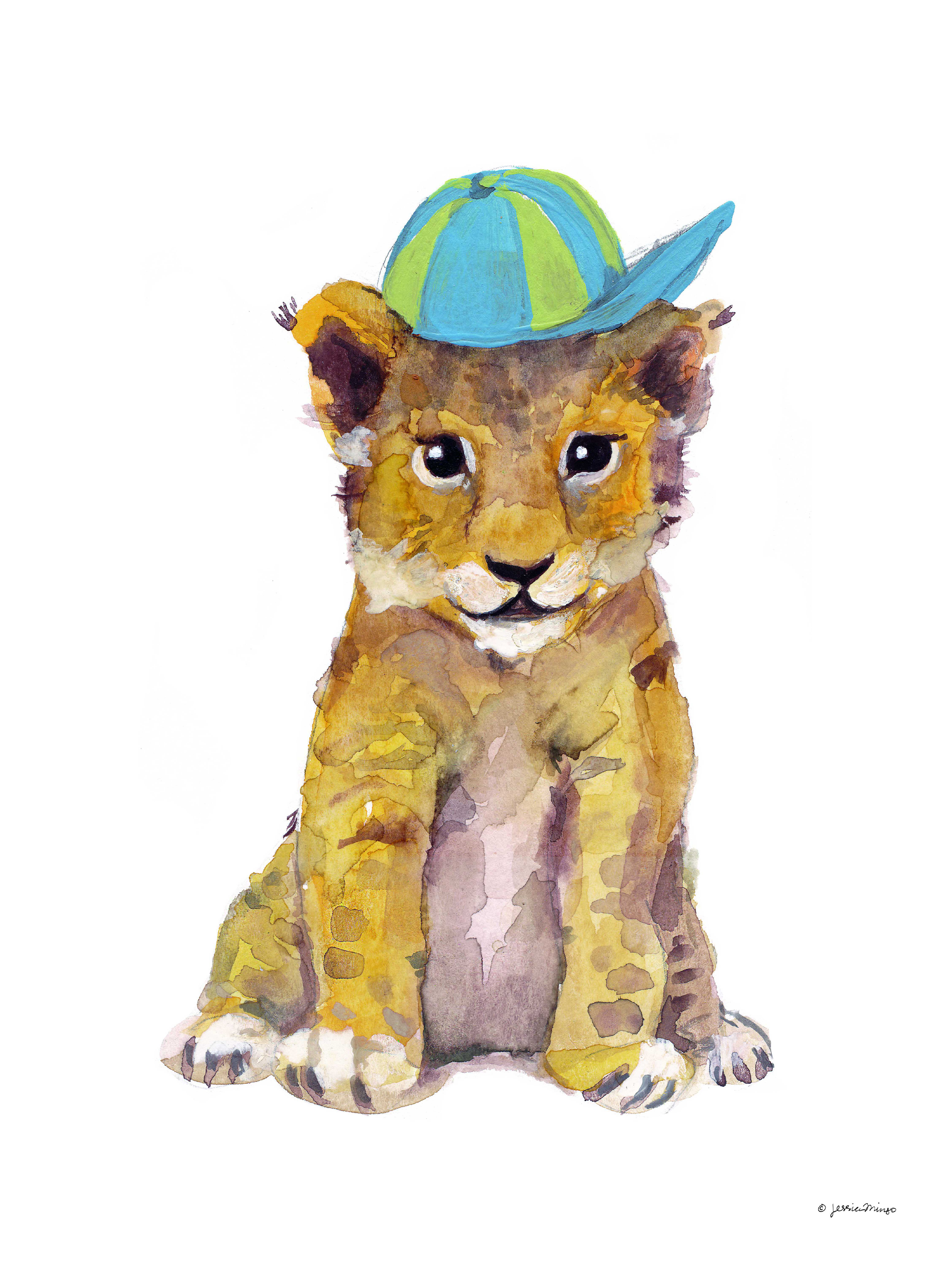 Trinx Cool Cub by Jessica Mingo - Wrapped Canvas Print - Wayfair Canada