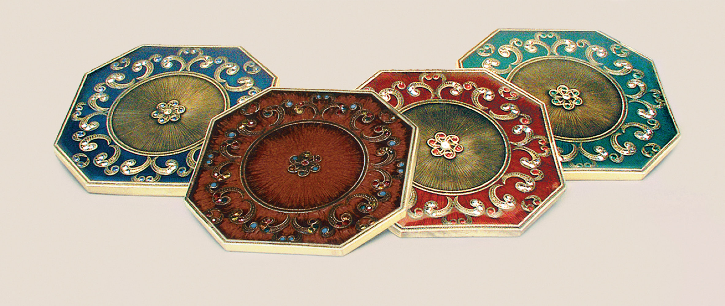 Tizo Jeweled Octagon Coaster | Perigold