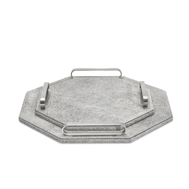 Interlude Audrina Tray - Set of 2 | Wayfair