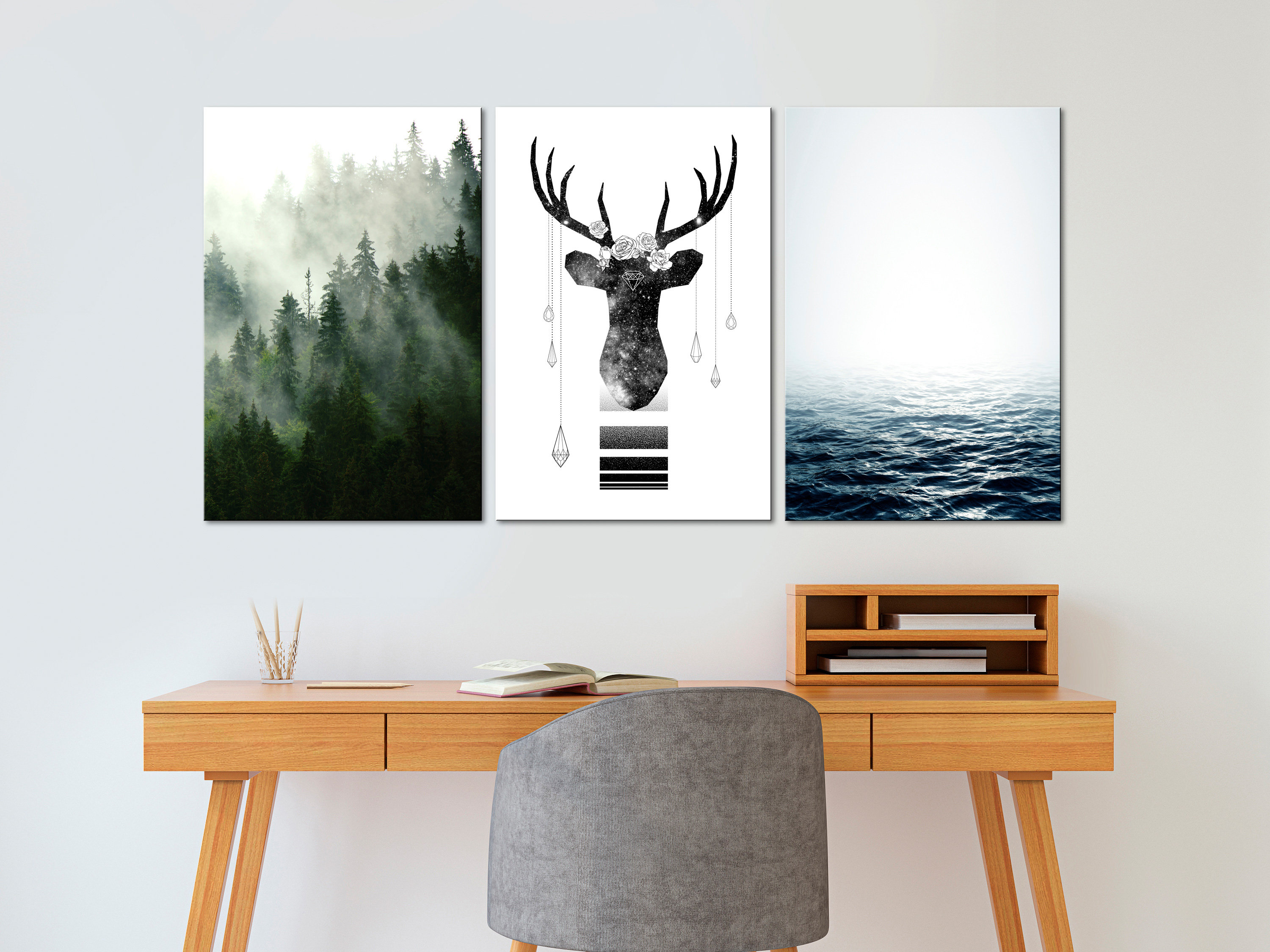 Artgeist Chilly Nature (Collection) Art Print on Canvas | Wayfair.co.uk