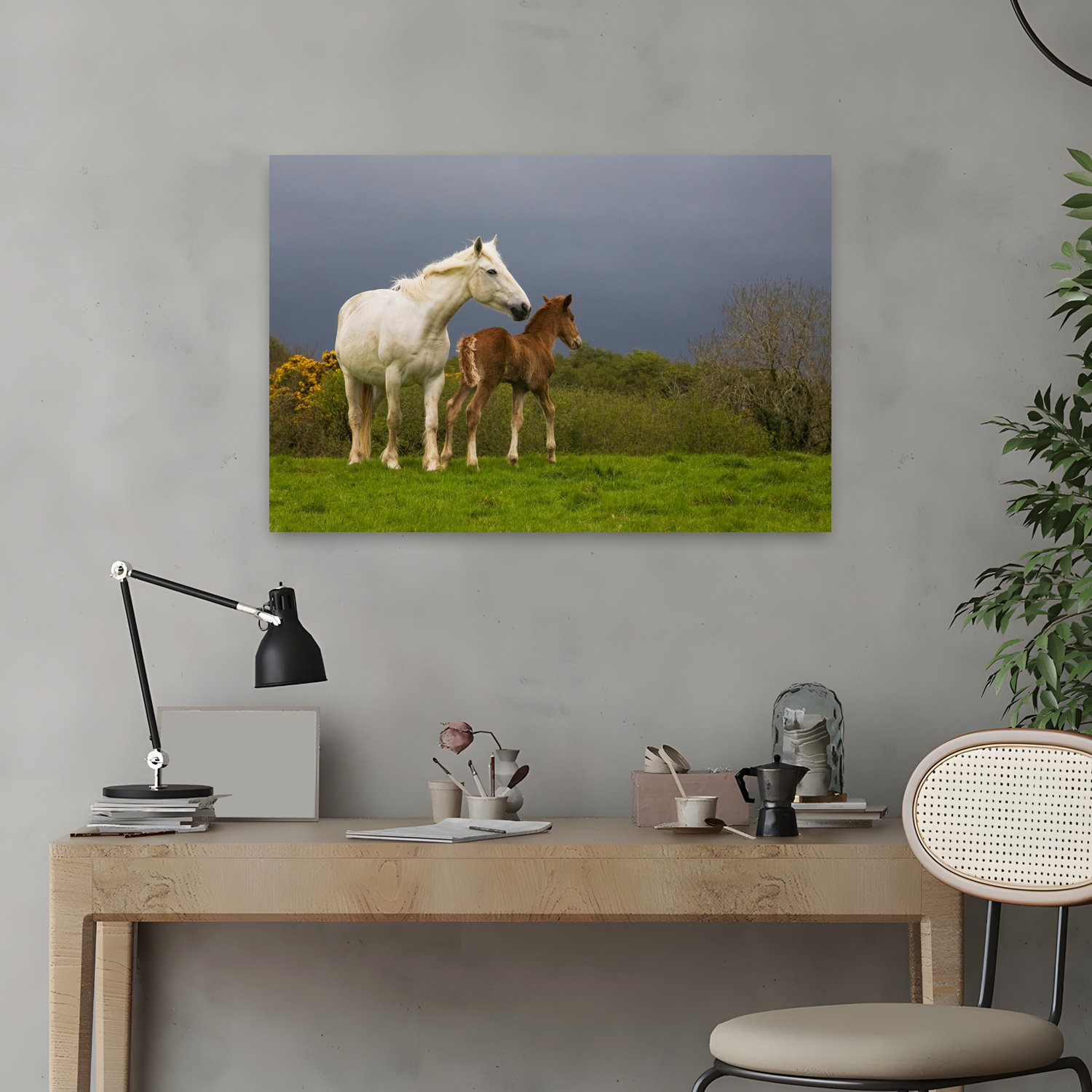 Ophelia & Co. Mare And Foal Co Derry Ireland Contemporary Horse Animal ...