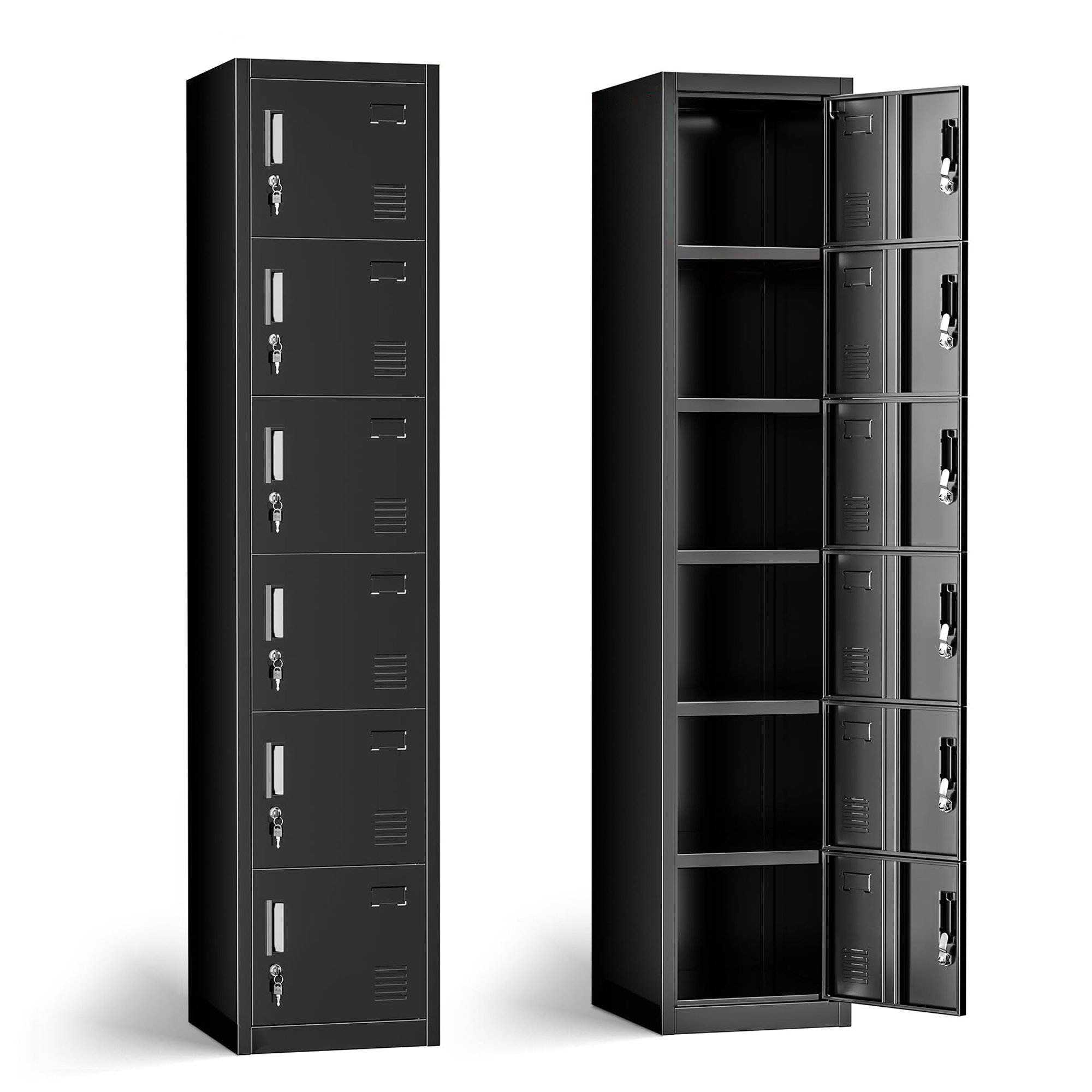CasaCore 6-Door Metal Employee Lockers | Wayfair