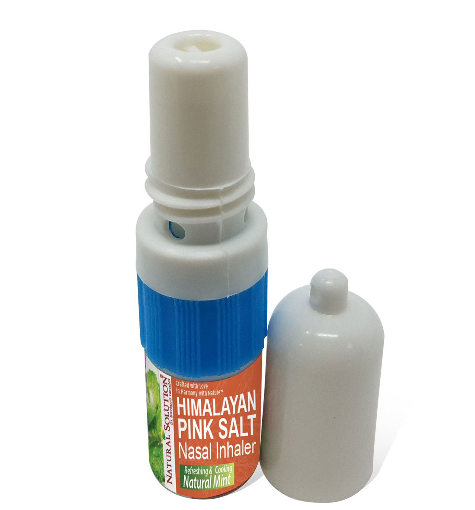 Natural Solution Pink Salt Aromatherapy Nasal Inhaler with Cooling Mint ...