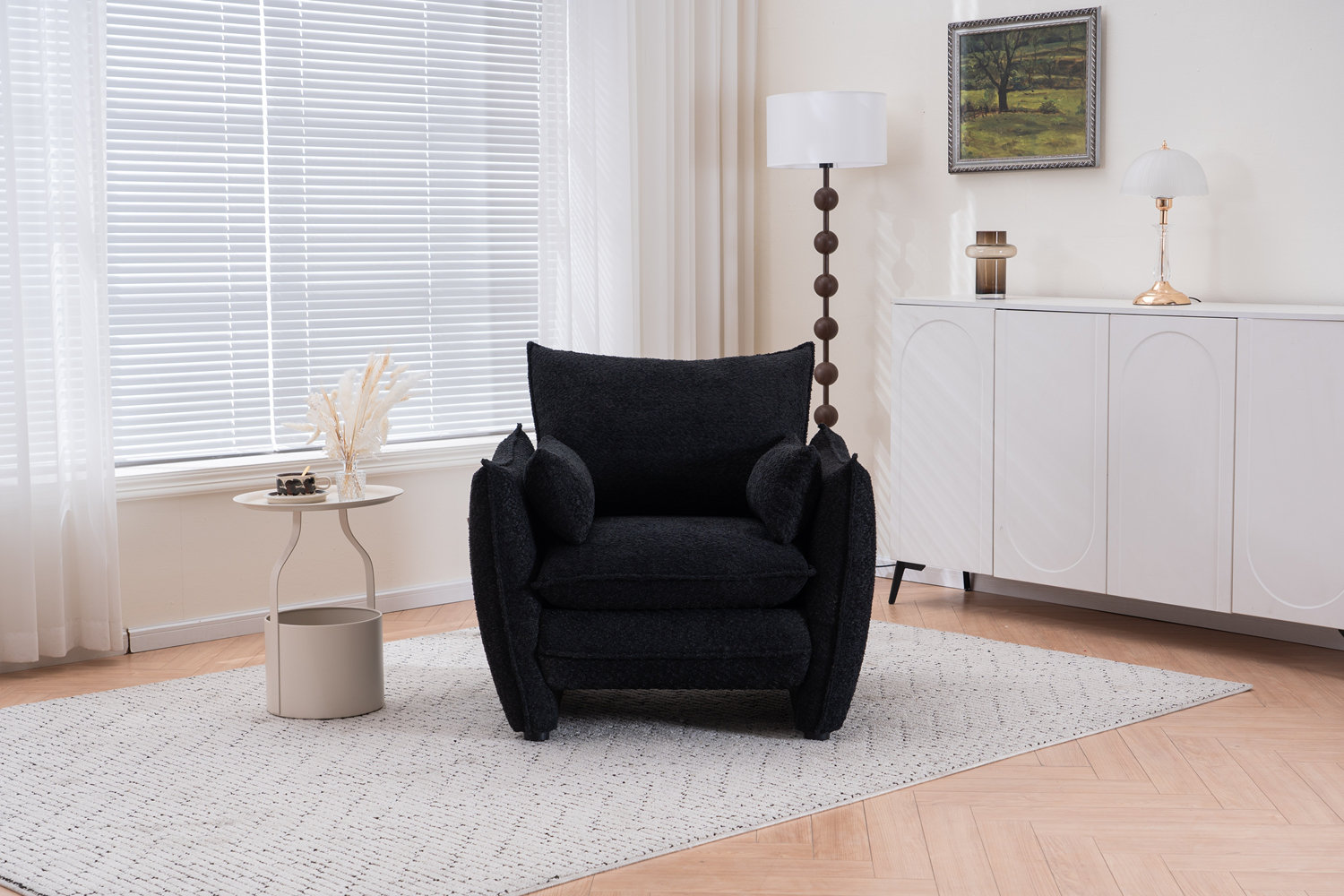 Brayden Studio Modern Upholstered Single Seater Accent Chair - Wayfair ...