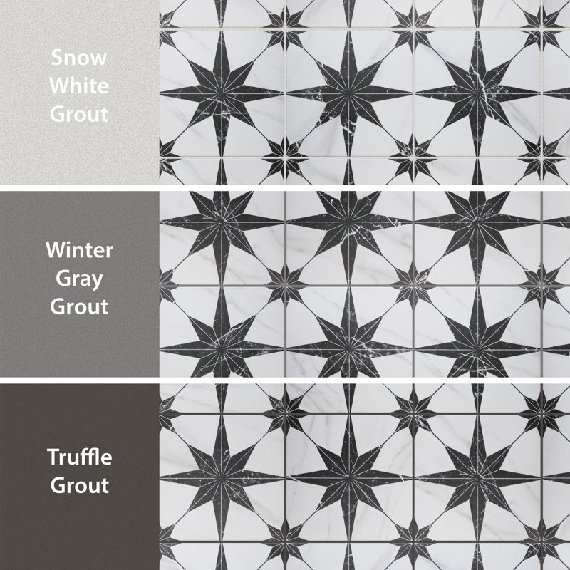 Merola Tile Merzoni 18" x 18" Porcelain Patterned Wall & Floor Tile ...