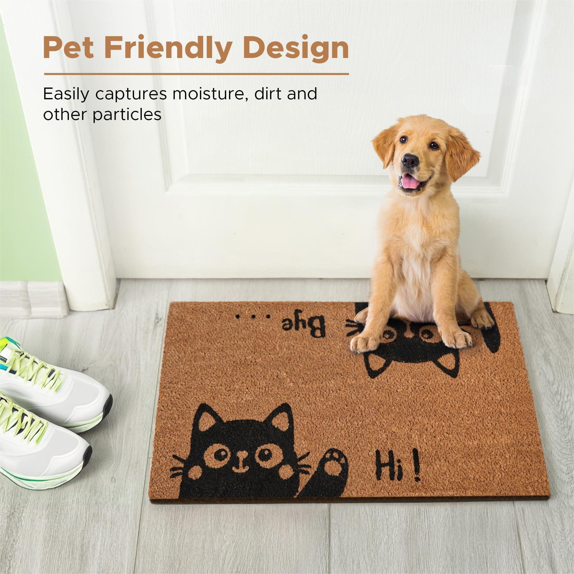 Lark Manor™ 29"X17" - Coir Door Mat With Heavy Duty Backing - Welcome ...