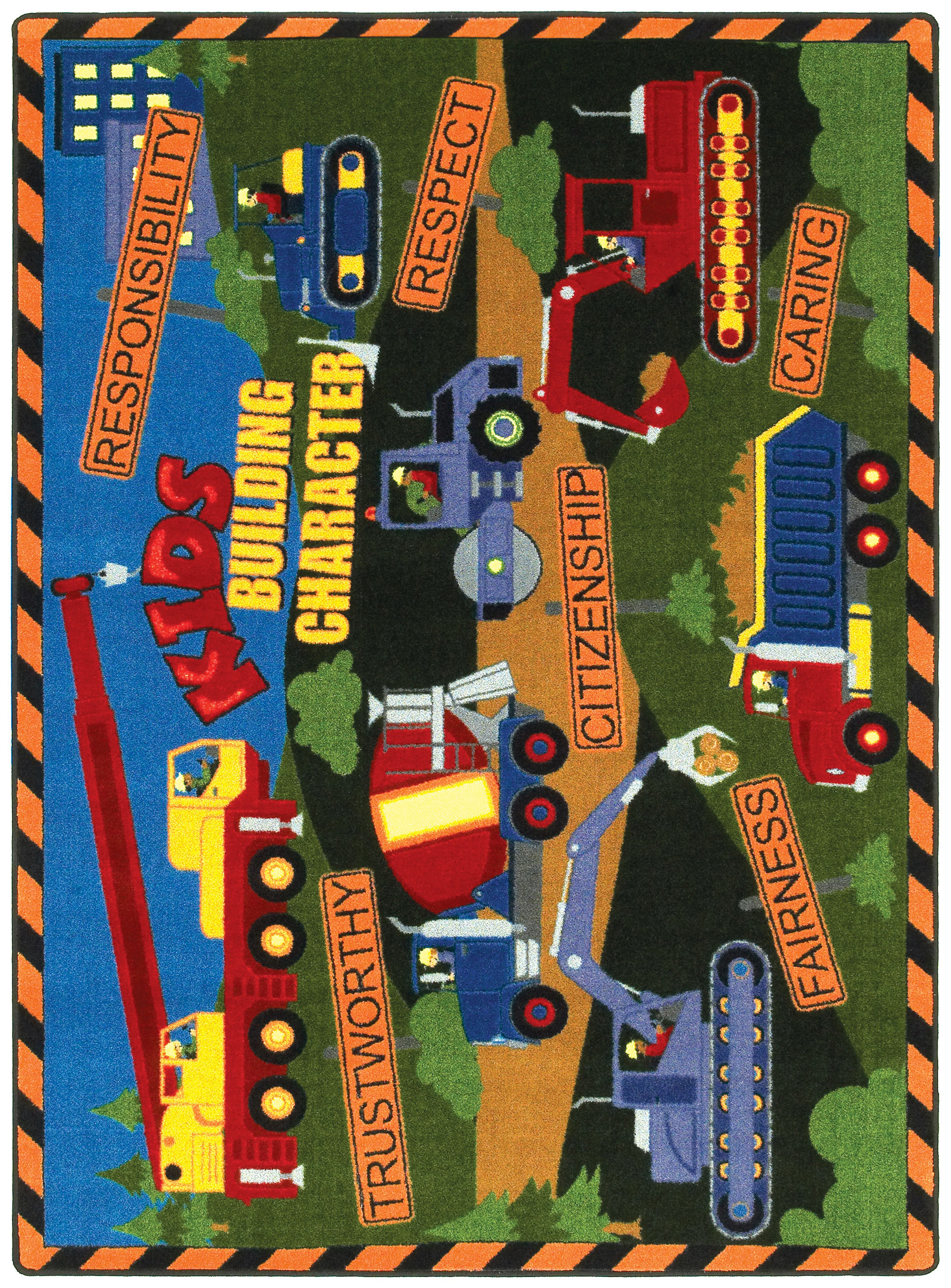 Joy Carpets Educational Kids Building Character Area Rug - Wayfair Canada