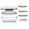 Prep & Savour Extra Large Glass Food Storage/Baking Containers Set With ...