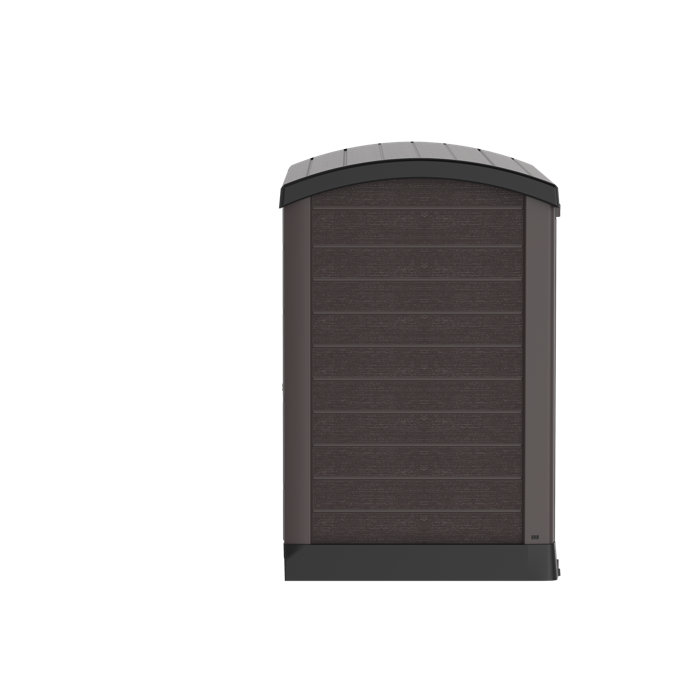 Duramax Arc Lid Rattan Horizontal Garbage Shed & Reviews | Wayfair