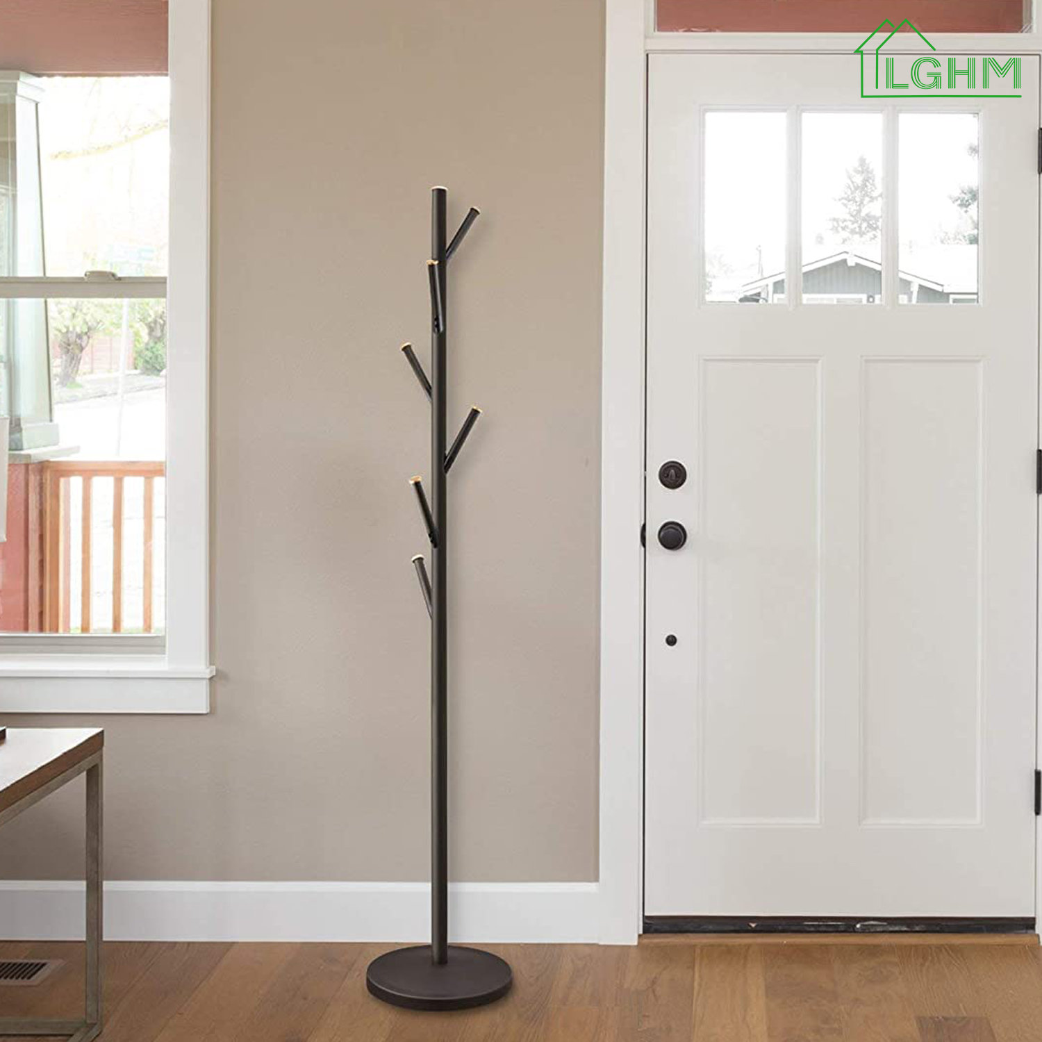 LGHM Weighted Base, Gold Cap Accents + Oil-Rubbed Bronze Finish, 68 ...