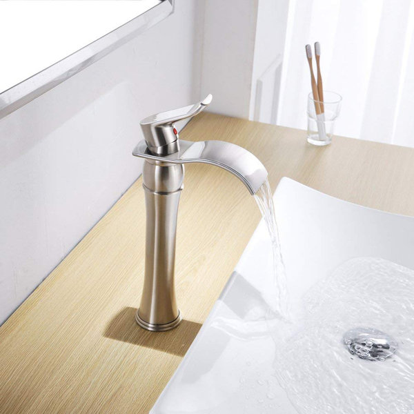 VIBRANTBATH Single Hole Faucet Single-handle Bathroom Faucet with Drain ...