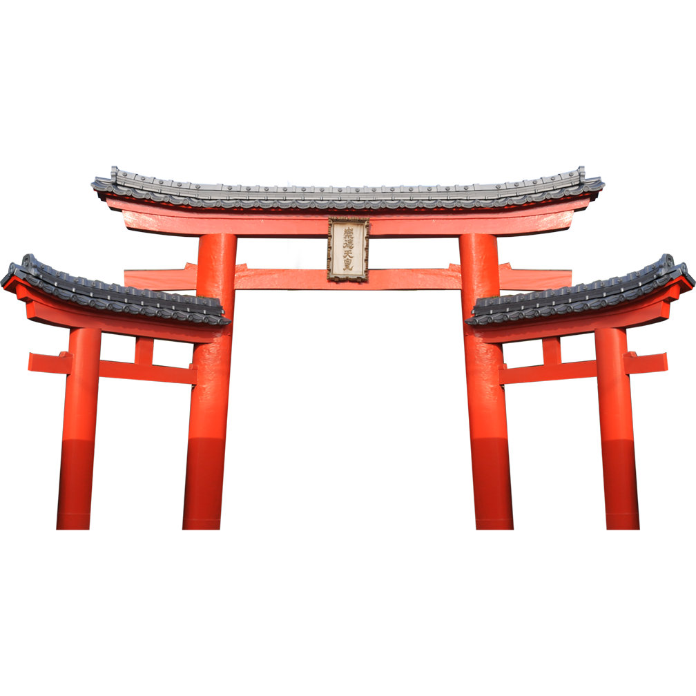 Wet Paint Printing Torii Traditional Japanese Gate Cardboard Standup ...
