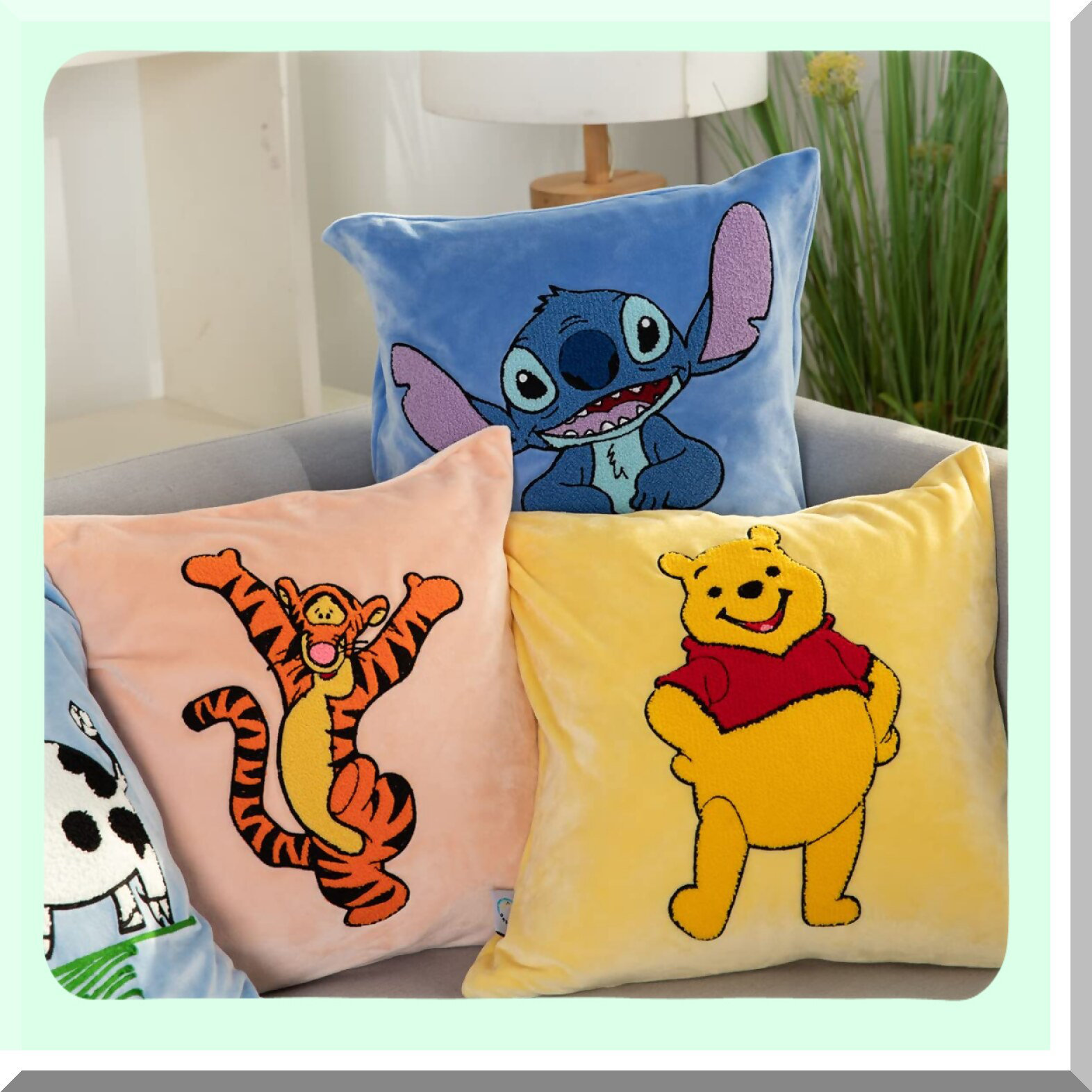 BRBCA Anime 3D Cartoon Velvet Pillow Covers - Embroidered Gifts ...