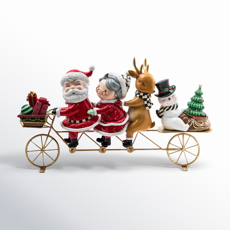 MacKenzie-Childs Granny Kitsch Santa and Company | Perigold