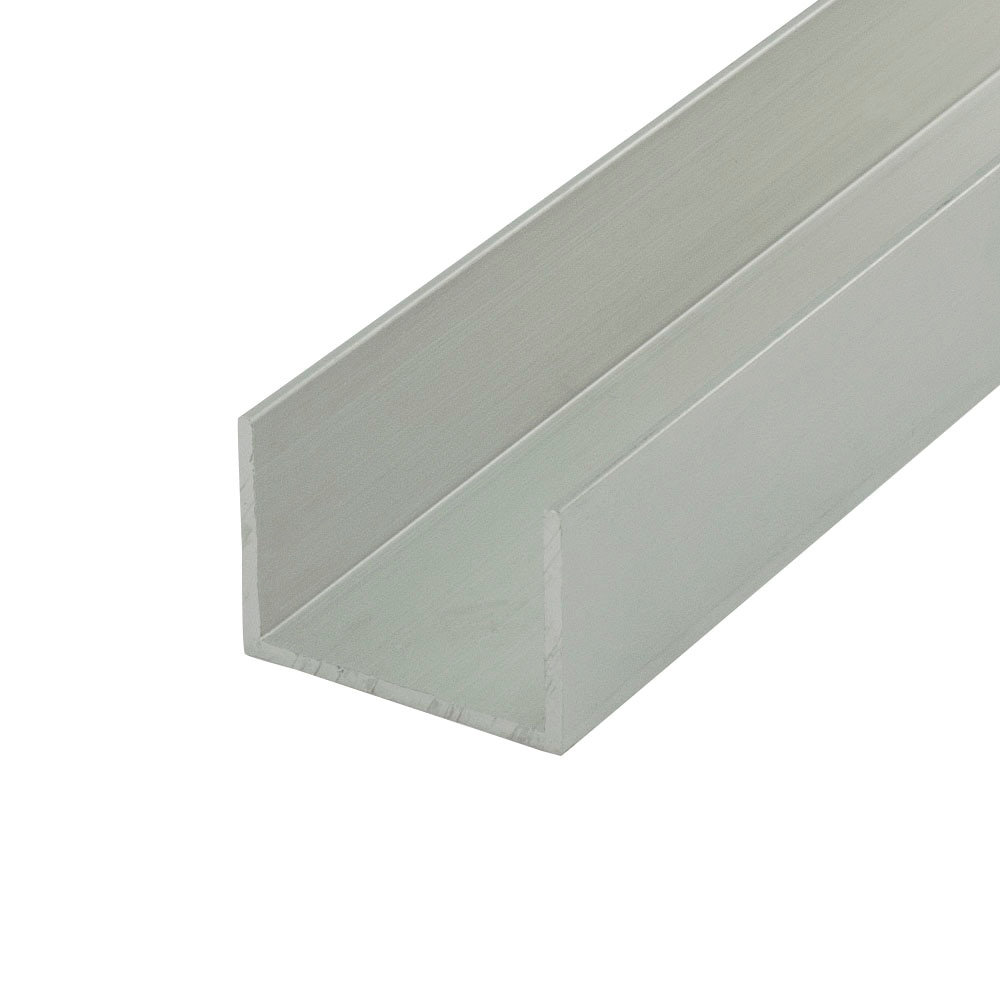 Outwater Alu448-M Mill Finish 1 Inch Inside Dimension Aluminum U ...