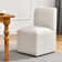 Ebern Designs Ritney Down Fill Modern Dining Chairs Casters Parsons ...
