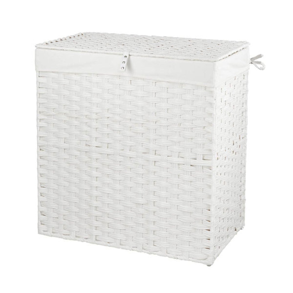 Bayou Breeze Hand Woven Laundry Hamper with Handles - Wayfair Canada