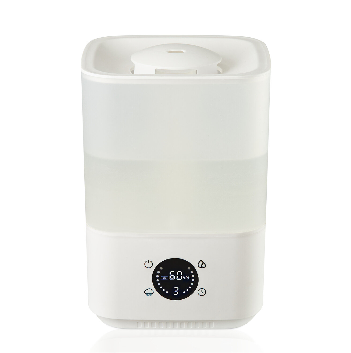 DIUS 1 Gallons Dual Mist Ultrasonic Tabletop Humidifier with Adjustable ...