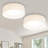 Wrought Studio 15 Inch Modern Drum Flush Mount Ceiling Light 2-pack ...