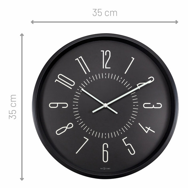 Nextime Metal Wall Clock | Wayfair