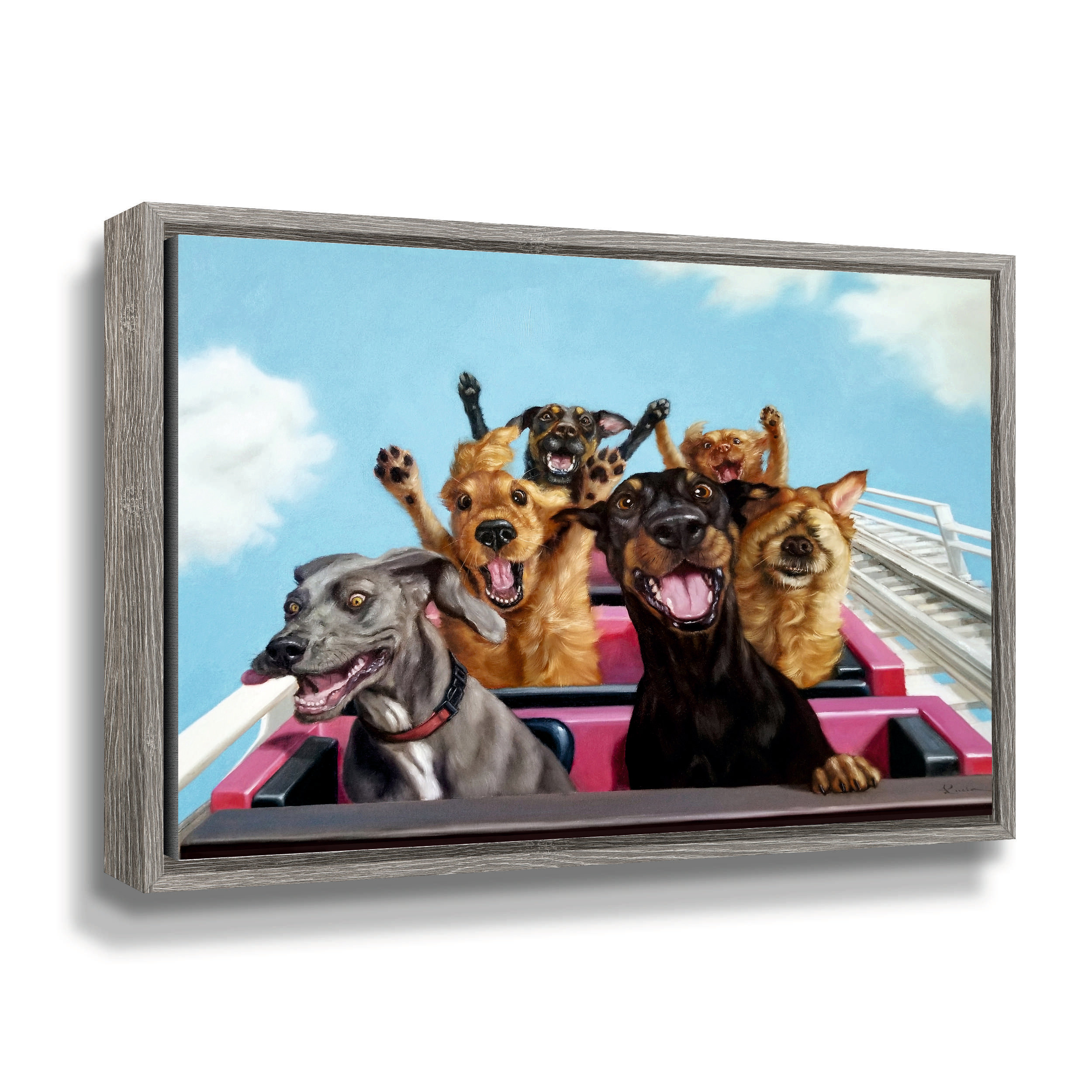 Lark Manor 'Thrill Seeker' by Lucia Heffernan, Dog Friends on a Roller ...