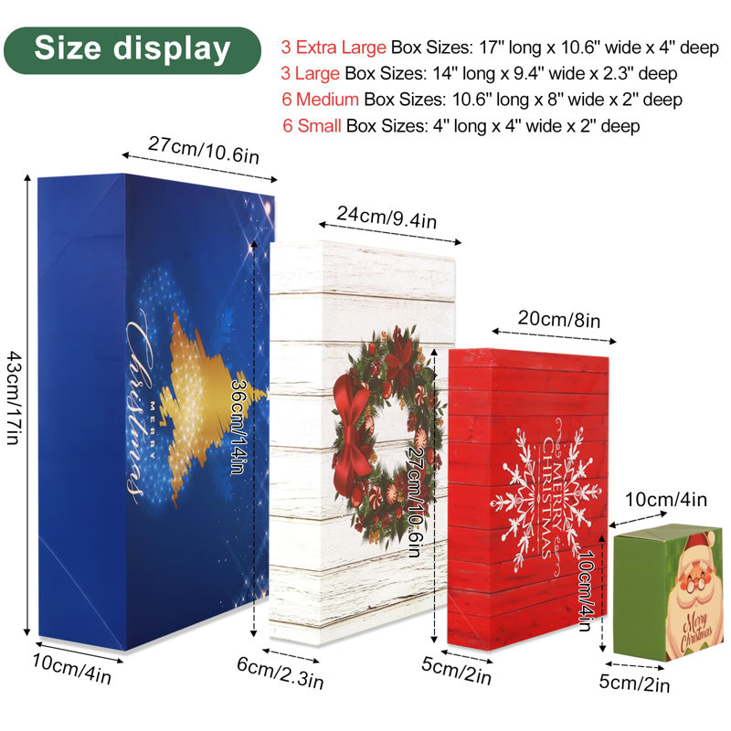 Alcott Hill® 18-Piece Gift Box Set | Wayfair