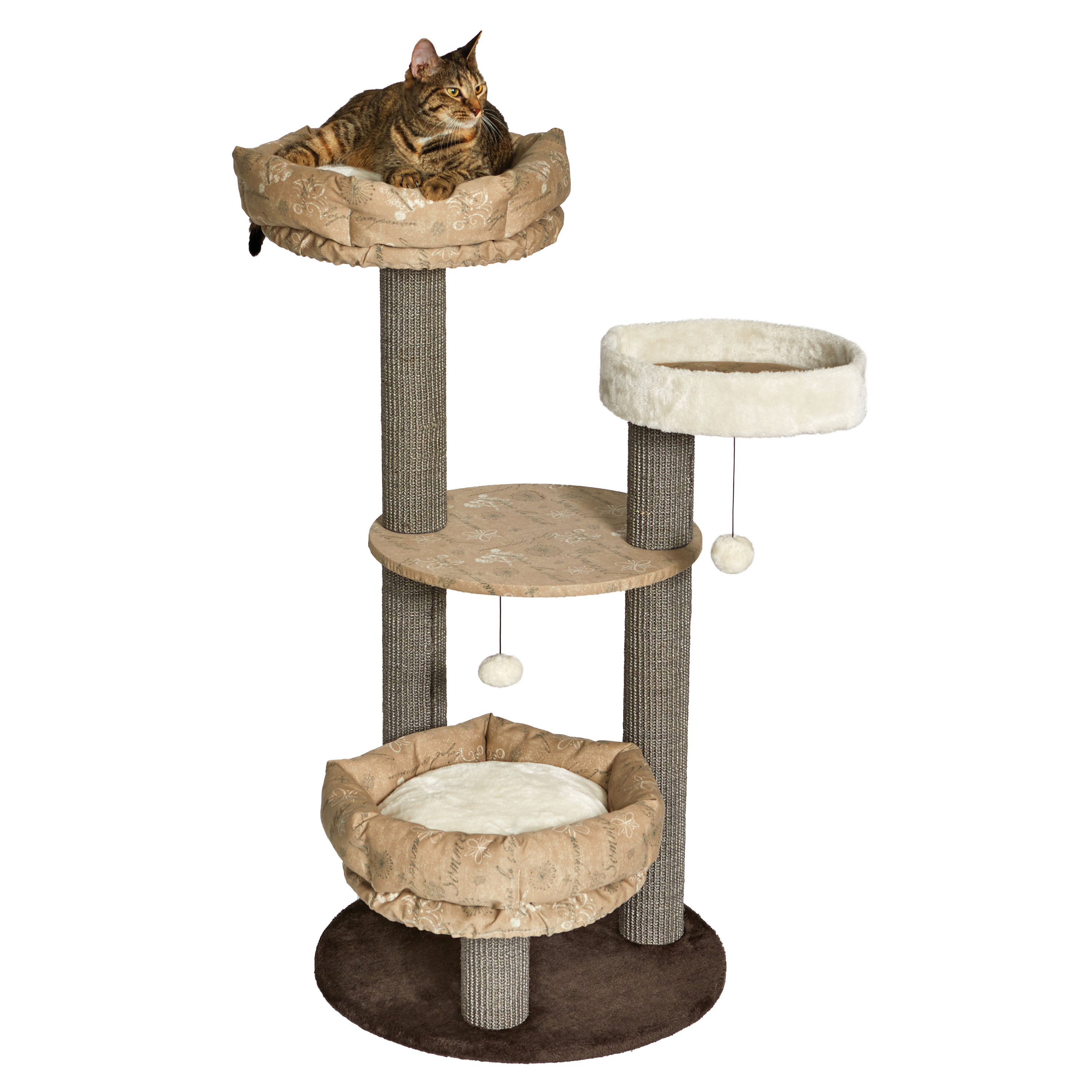 MidWest Homes For Pets Feline Nuvo "Summit" Fashionable Cat Tree ...