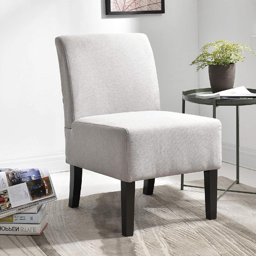 Latitude Run® Chaise d'appoint en gris champignon - Wayfair Canada