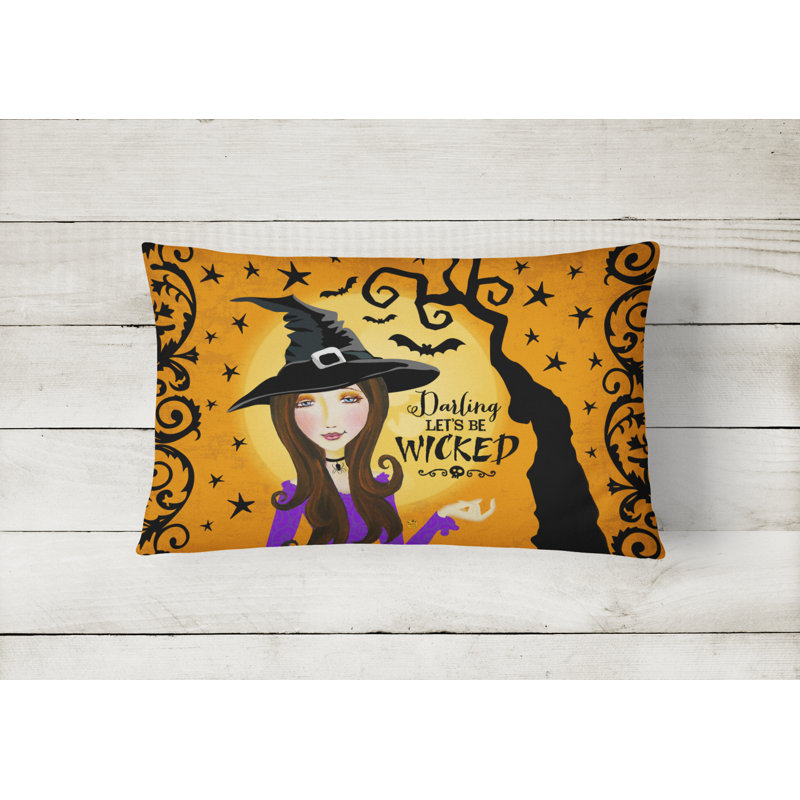 Caroline's Treasures Halloween Indoor/Outdoor Lumbar Pillow | Wayfair