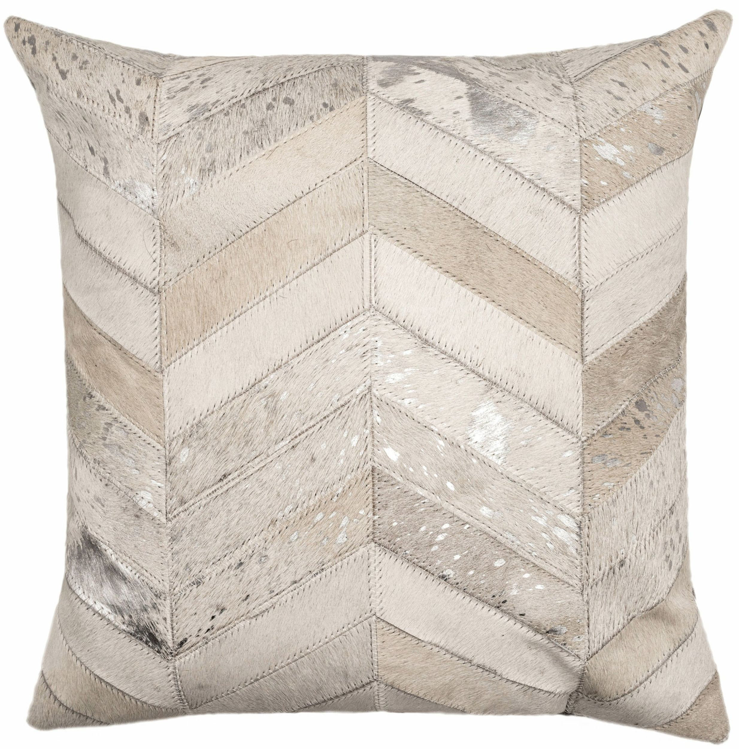 Canvello Genuine Cowhide Leather Decorative Pillows - Handmade ...