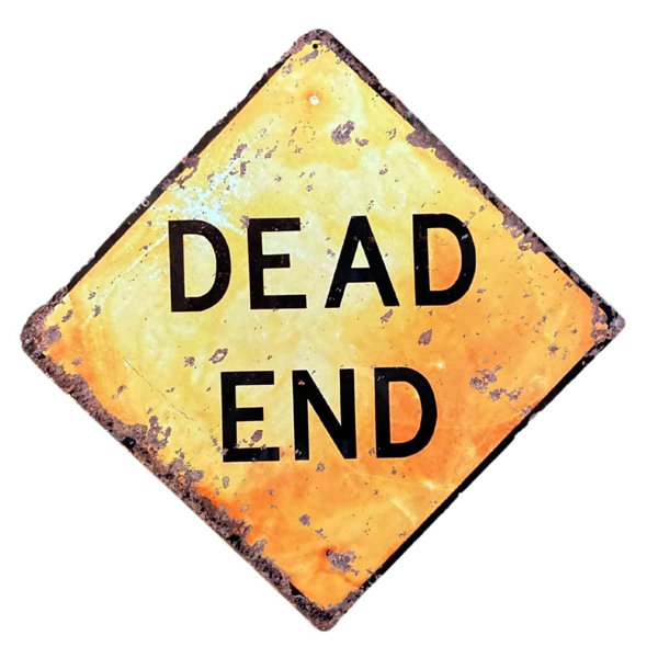 Happy Larry Woolley Dead End Signs and Plaques | Wayfair.co.uk