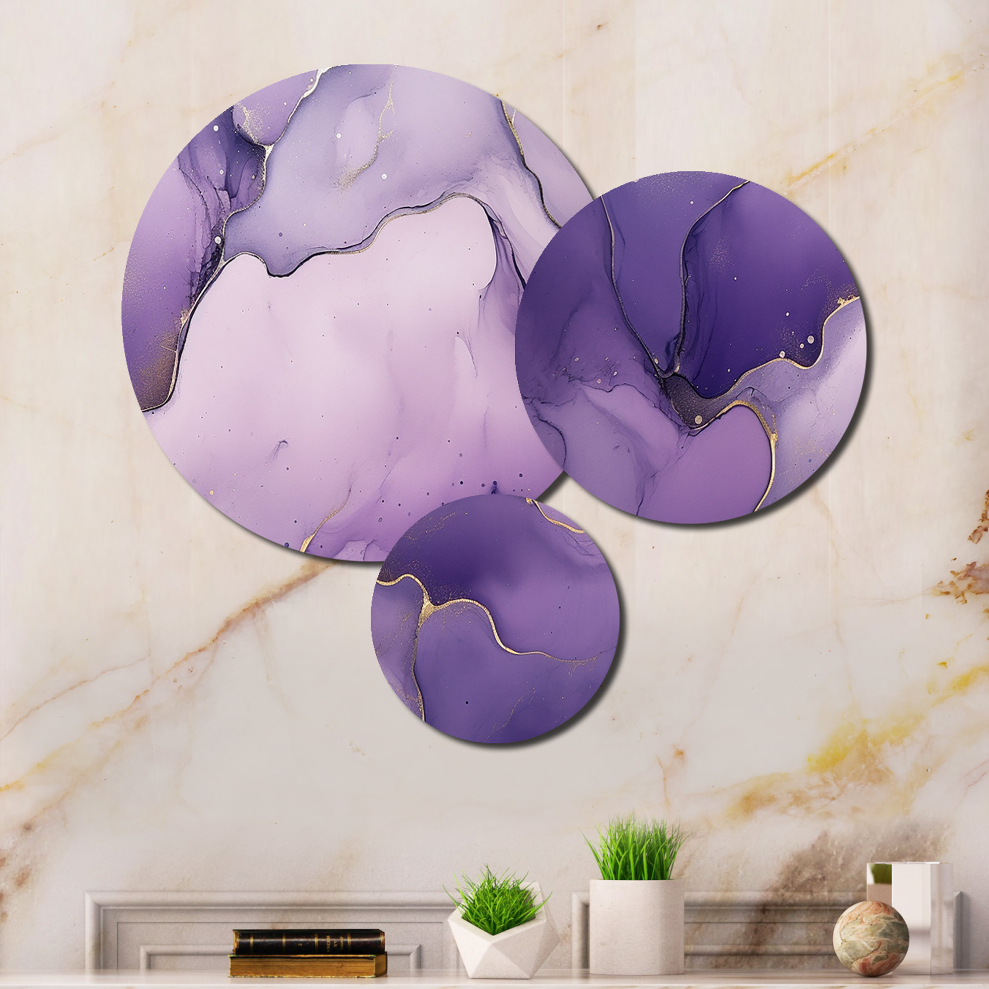 Ivy Bronx 3 Wall Decor Set Metal | Wayfair