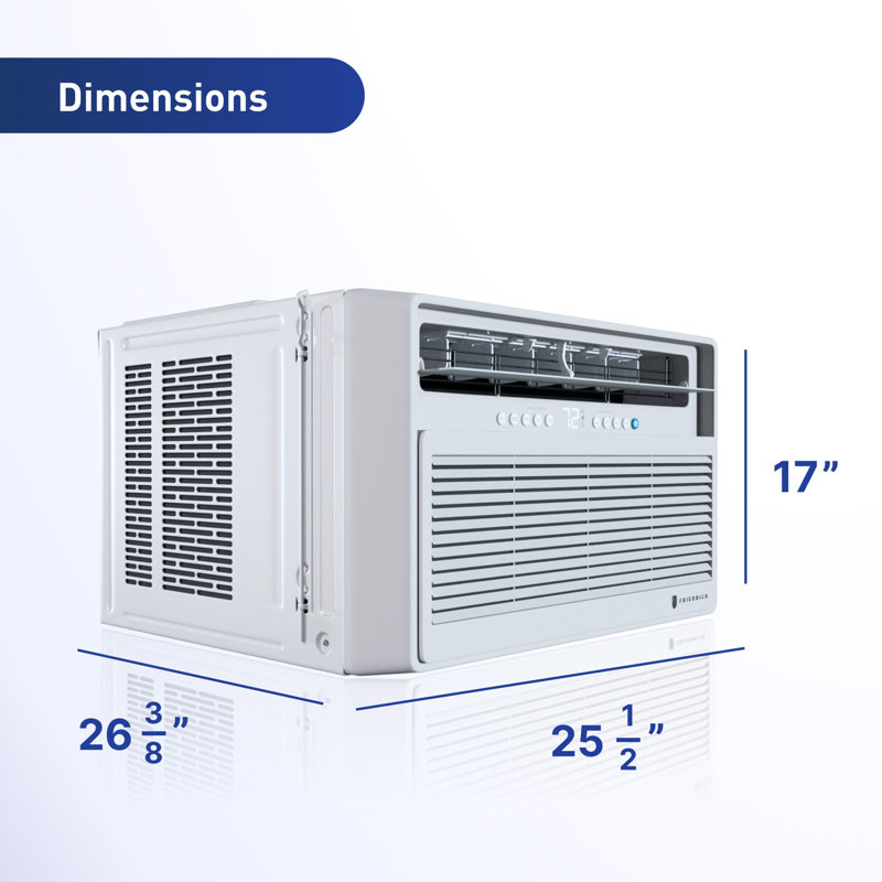 Friedrich 18000 BTU Wi-Fi Connected Window Air Conditioner with Remote ...