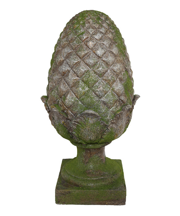 Northlight 20.75" Green Moss Pineapple Outdoor Garden Statue | Wayfair