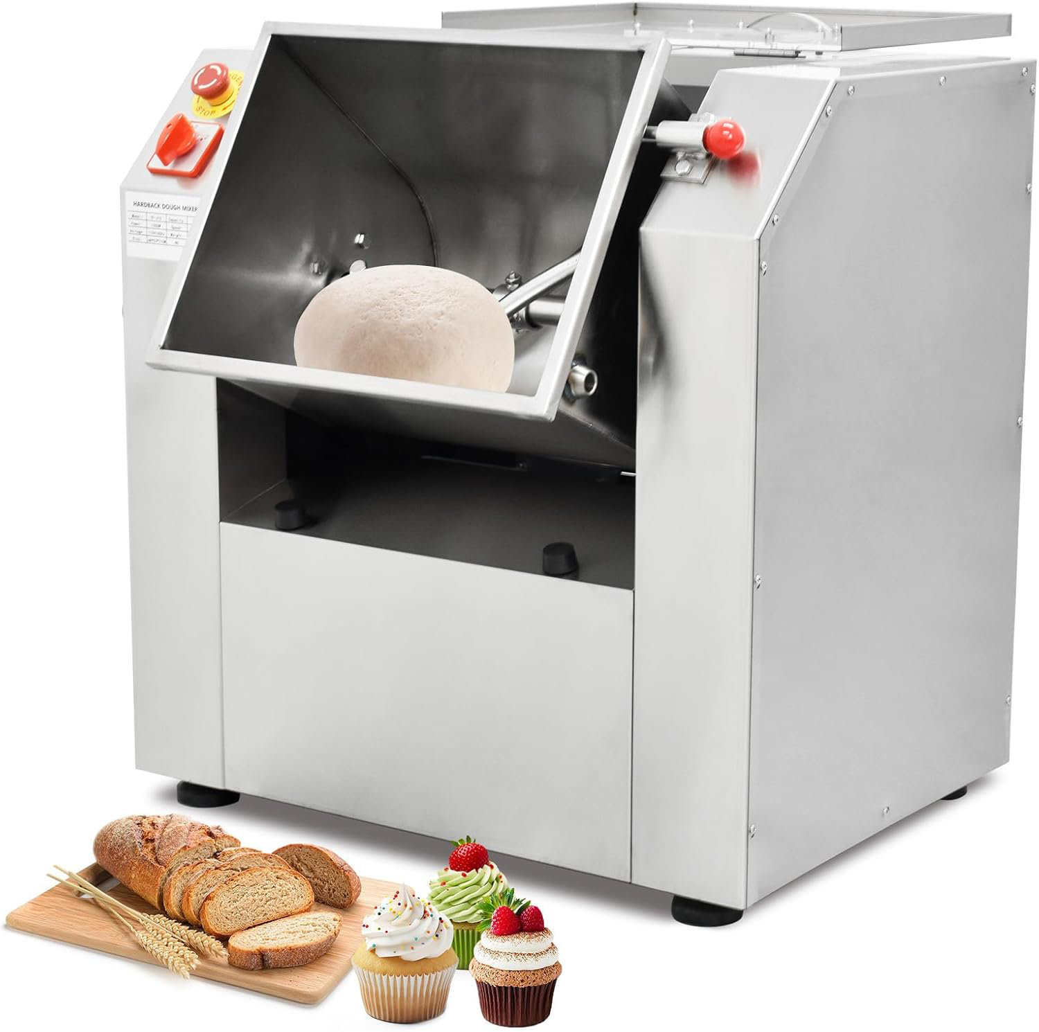 gaomon 30QT Commercial Dough Mixer, Professional Pizza Dough Mixer ...