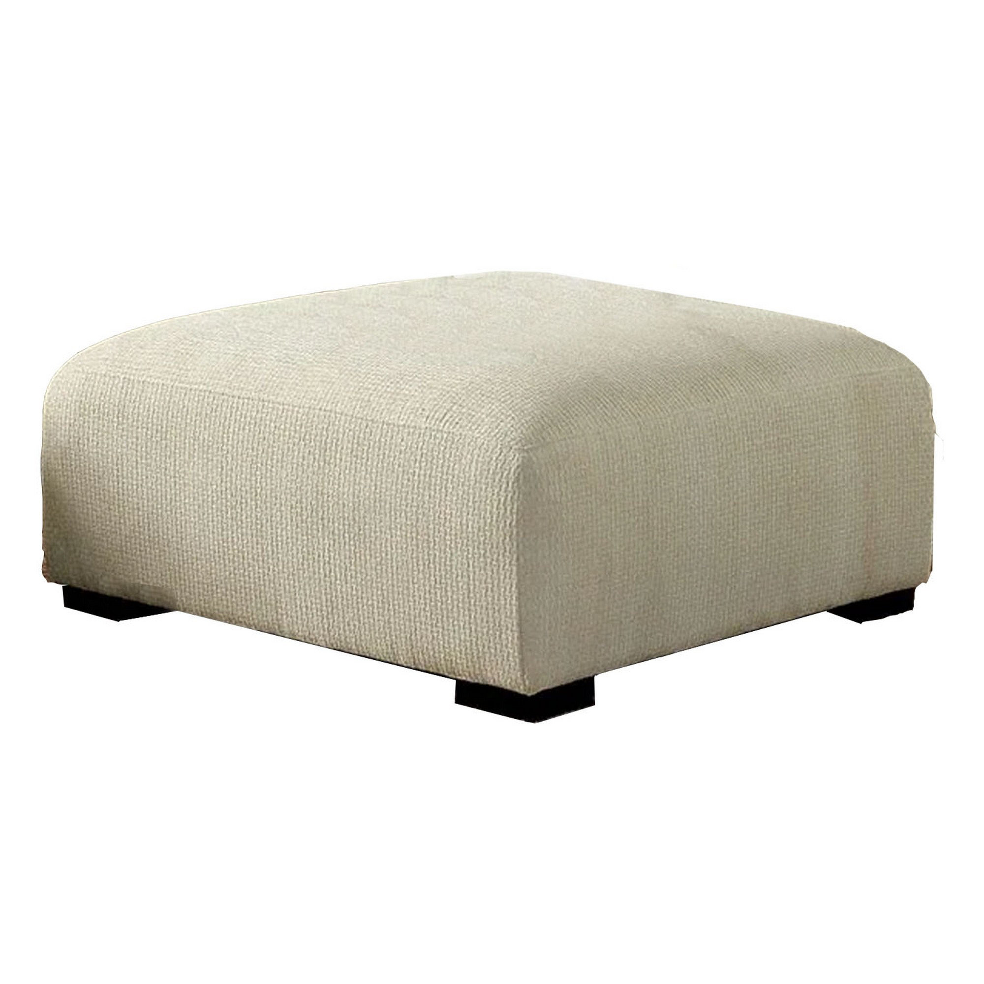 Hokku Designs Dymone 42 Inch Modern Square Ottoman Foam Seating With ...