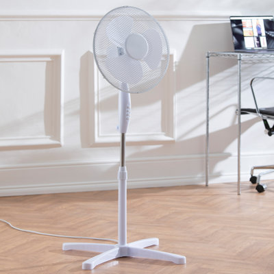 Daewoo 120cm Oscillating Pedestal / Standing Fan Fan | Wayfair.co.uk