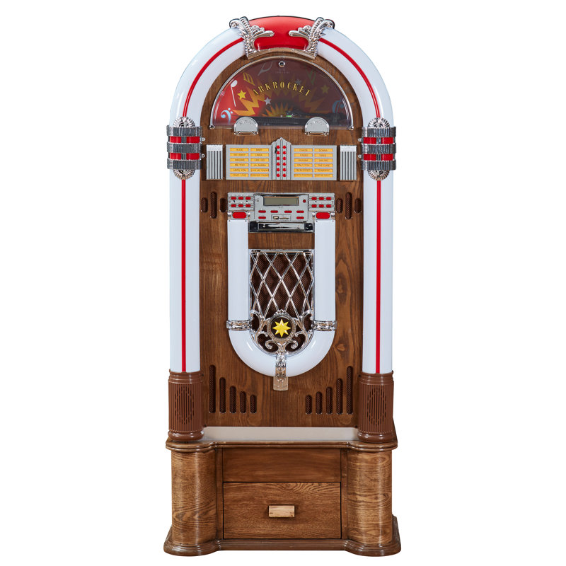 Arkrocket Audio Arkrocket Saturn V Full Size Jukebox with Stand Vinyl ...