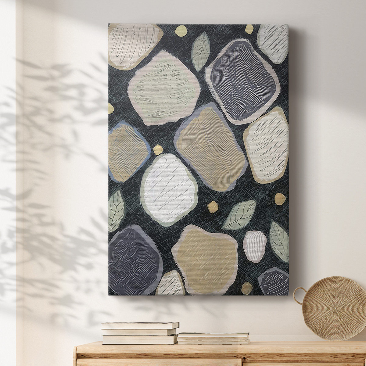 Wrought Studio™ Stony Riverbed II - Wrapped Canvas Print | Wayfair