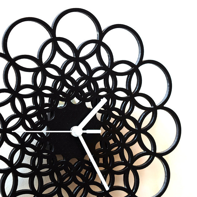 ONZENO Rings Manufactured Wood Wall Clock | Wayfair.co.uk