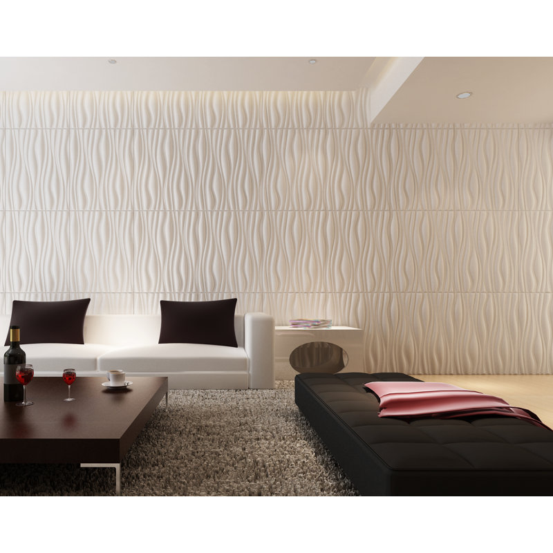 Dundee Deco Paintable Off White Abstract Dune Fibre 3D Wall Panel ...