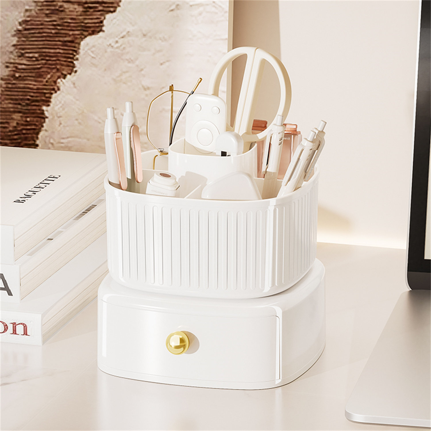 Red Barrel Studio® Lagano Plastic Desk Organizer | Wayfair