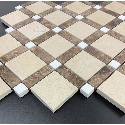 ES Stone Marble Pinwheel Mosaic Wall & Floor Tile & Reviews | Wayfair