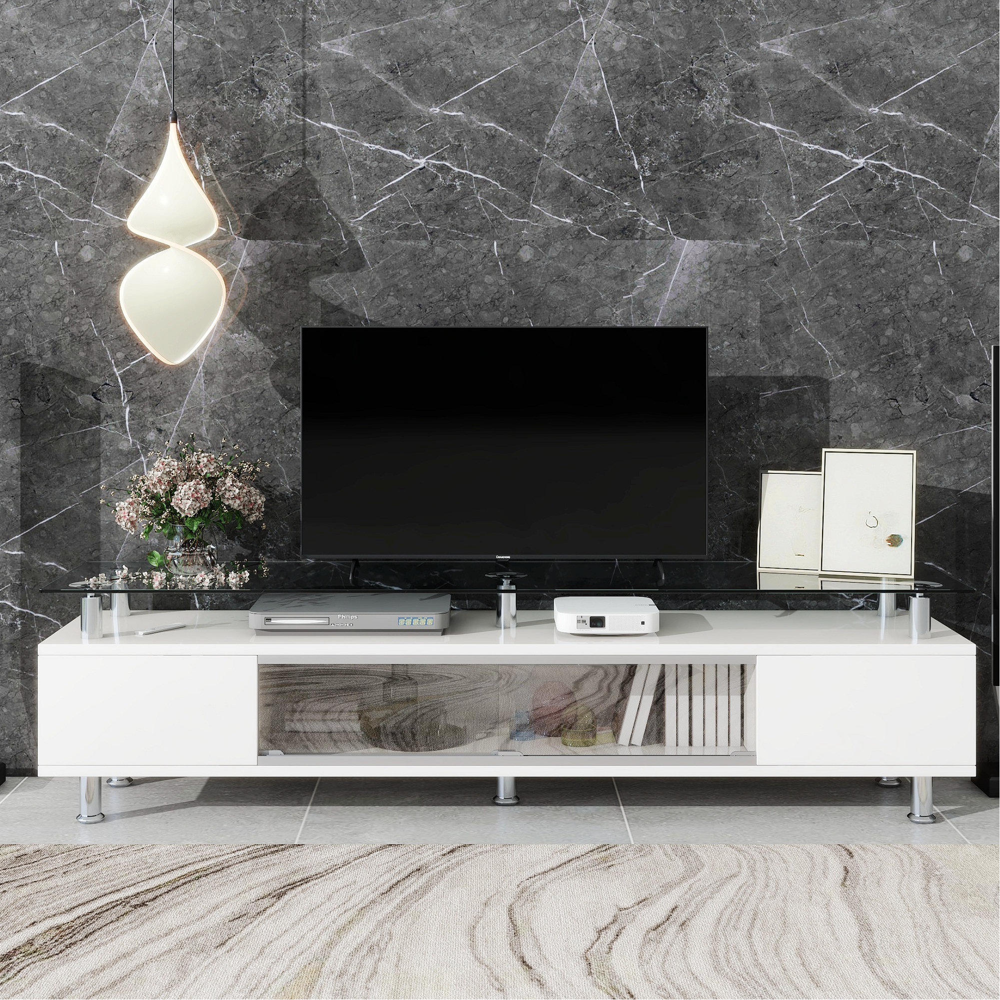 Ivy Bronx Harwinder 67.3'' Media Console | Wayfair