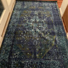 Bungalow Rose Performance Blue Rug & Reviews | Wayfair