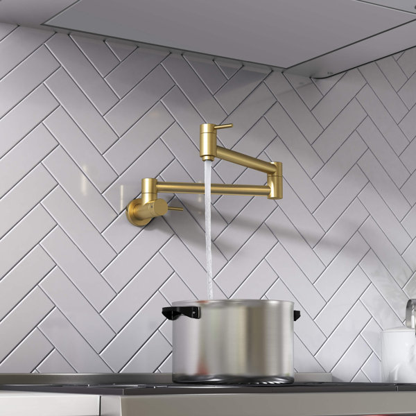 KIBI USA Circular Pull Down Pot Filler with Accessories & Reviews | Wayfair